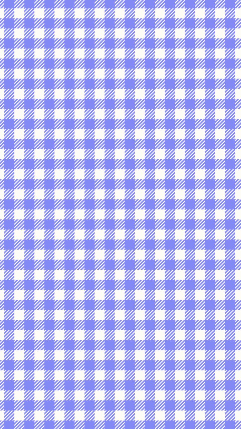 白地に青にギンガムチャックのパターン | PIRIRITO