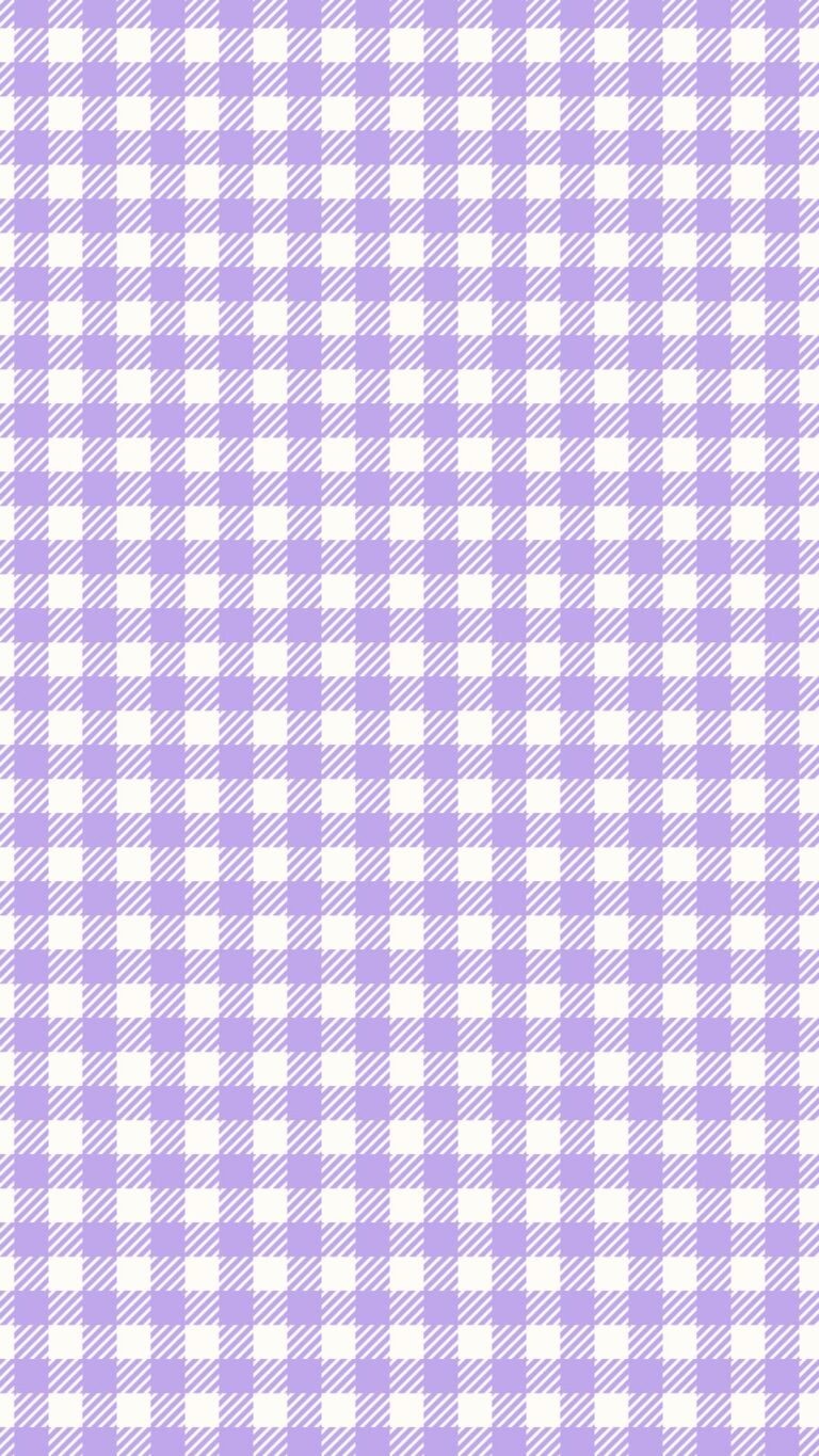 白い背景に紫のギンガムチェックのパターン | PIRIRITO