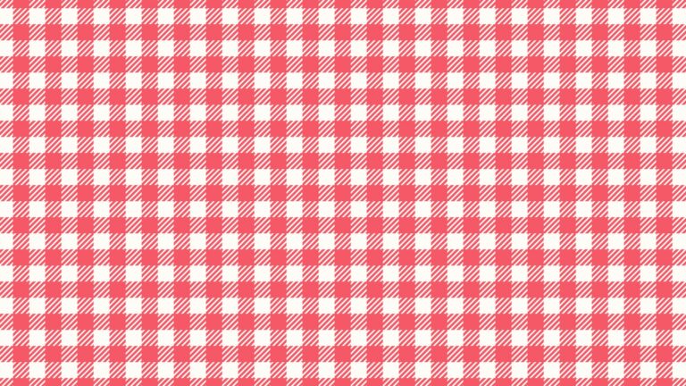 白い背景に赤のギンガムチェックのパターン | PIRIRITO